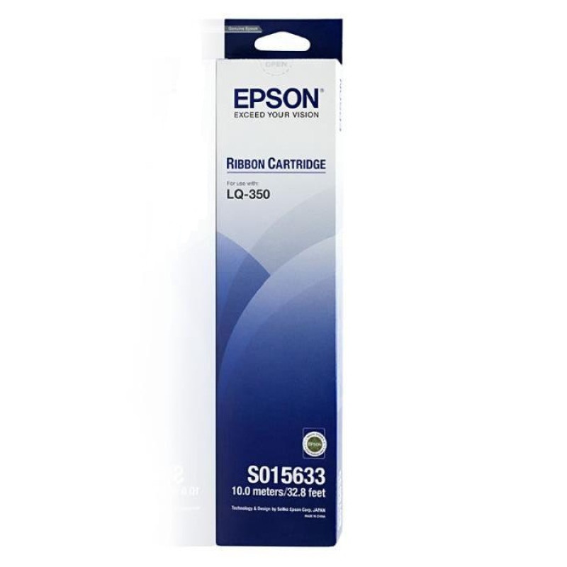 EPSON LQ 350 RIBBON CARTRIDGE S015633 BLACK epson-lq-350-ribbon-cartridge-s015633-black